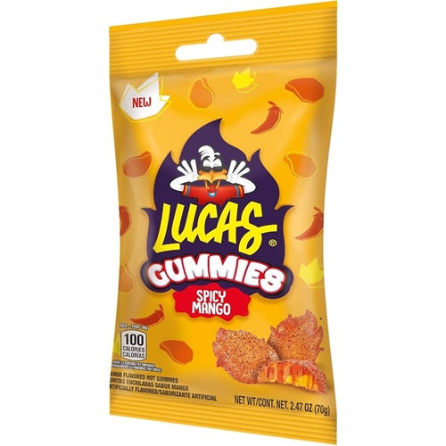 Item No.31517 LUCAS GUMMIES SPICY MANGO PEG 6/12/70g – International ...