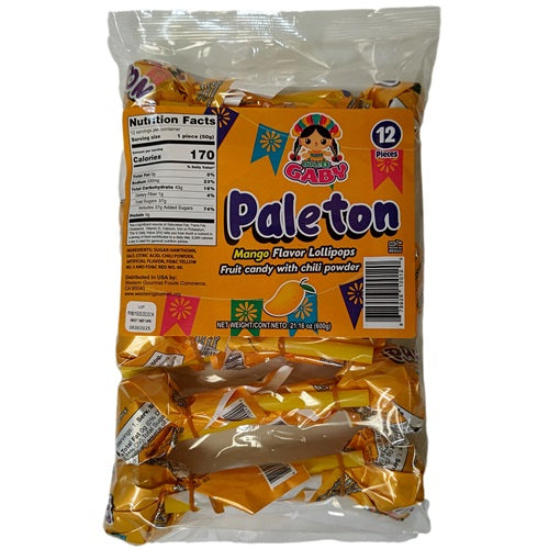Item No.31559 DULCES GABY PALETON MANGO 10/12 ct – International ...