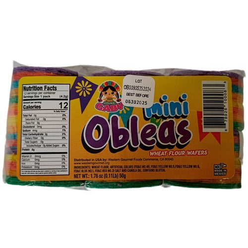 Item No.31570 DULCES GABY OBLEA MINI 40/50 gr – International Distributors
