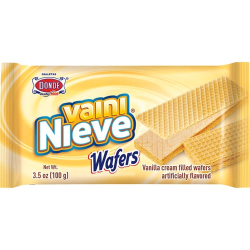 Item No.33965 DONDE WAFER VAINI NIEVE 20/3.5oz – International Distributors