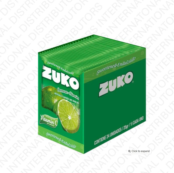 Item No.33133 ZUKO IND PK LIME (LIMON) 4/24/0.9oz – International ...