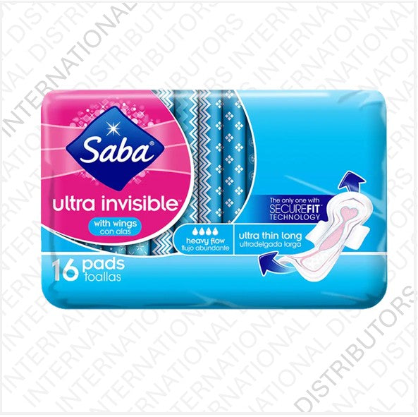 Item No.30476 SABA PAD ULTRA THIN EXTRA LONG 4/16 ct – International ...