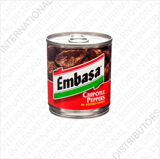 Item No.60303 EMBASA CHIPOTLE PEPPERS 12/7oz – International Distributors