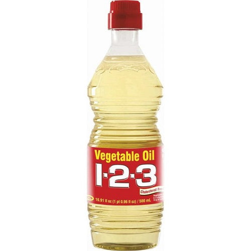 123 VEGETABLE OIL 24/16.9oz (SKU #10090) – International Distributors