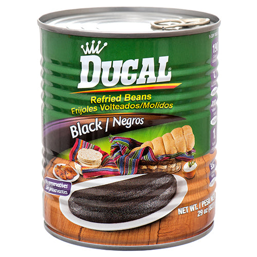 Item No.60703 DUCAL REFRIED BLACK BEANS 12/29oz – International ...