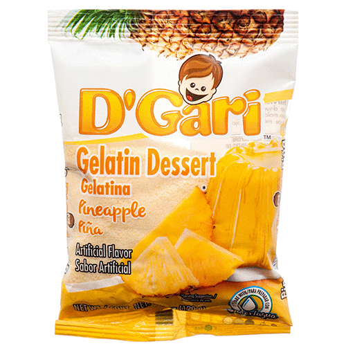 D'GARI WATER GELATIN PINEAPPLE 24/4.2oz (SKU #31759) – International ...
