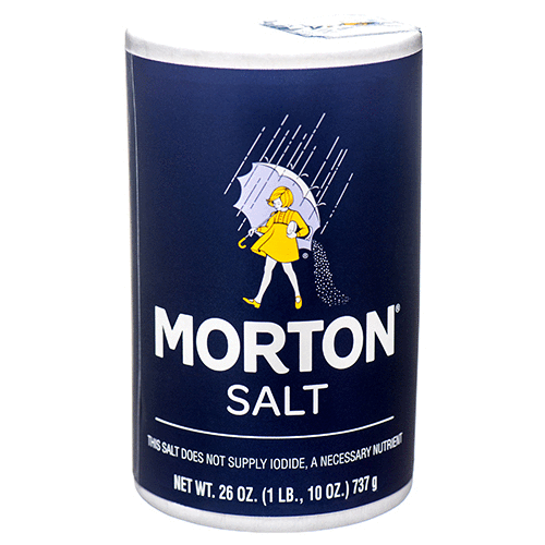MORTON SALT PLAIN 24/26oz (SKU #34001) – International Distributors