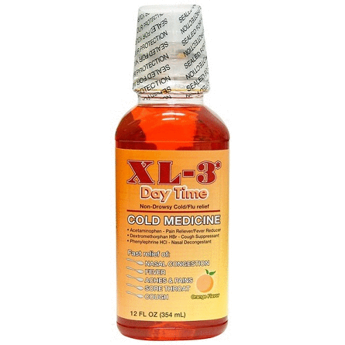 Item No.71024 XL-3 DAY TIME SYRUP (ORANGE) 12/12oz – International ...