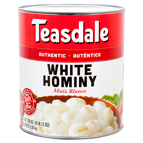 TEASDALE WHITE HOMINY READY DISPLAY 6/#10 (SKU #41663) – International ...