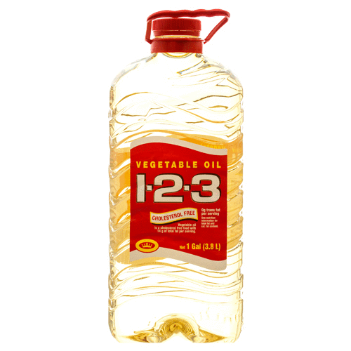 123 VEGETABLE OIL 4/128oz (SKU #30105) – International Distributors